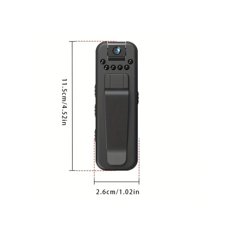 Mini-IR-camera bewegingsdetectie 6 uur Full HD